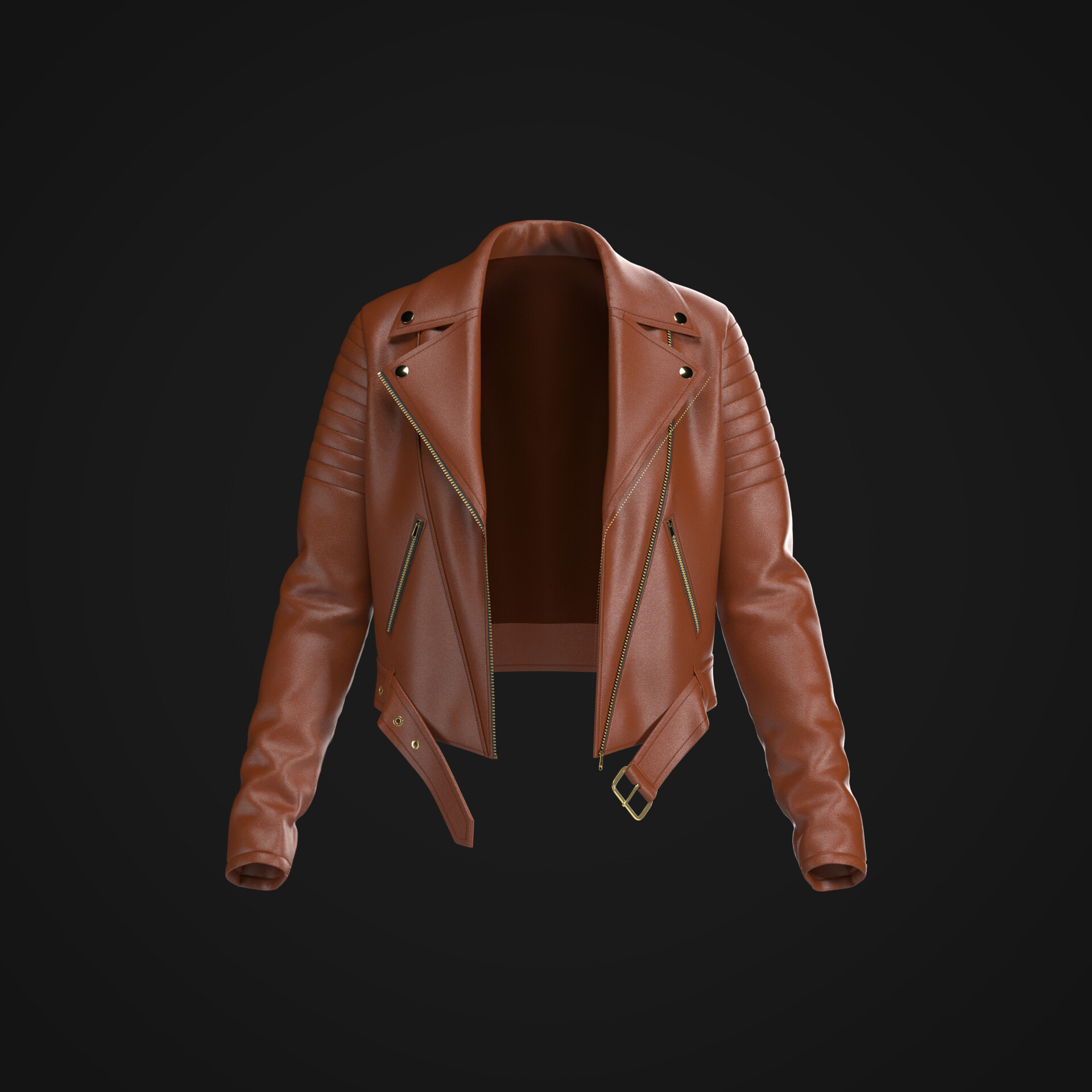 ArtStation - Womens Biker Jacket