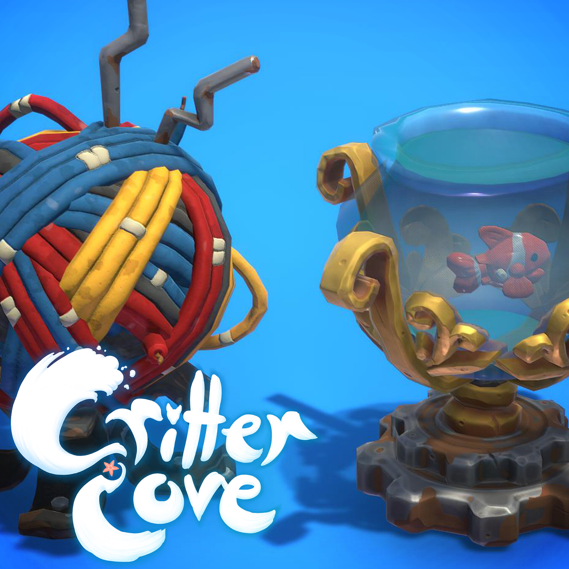 ArtStation - Stylized Outdoor Environment Props - Critter Cove