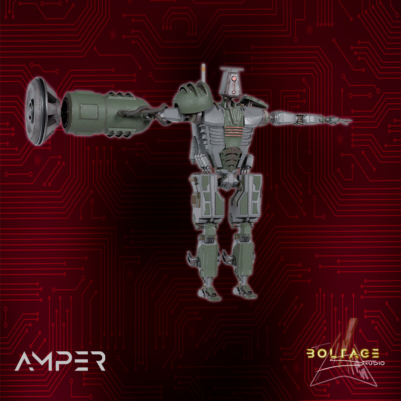 ArtStation - Hammerfist for AMPER