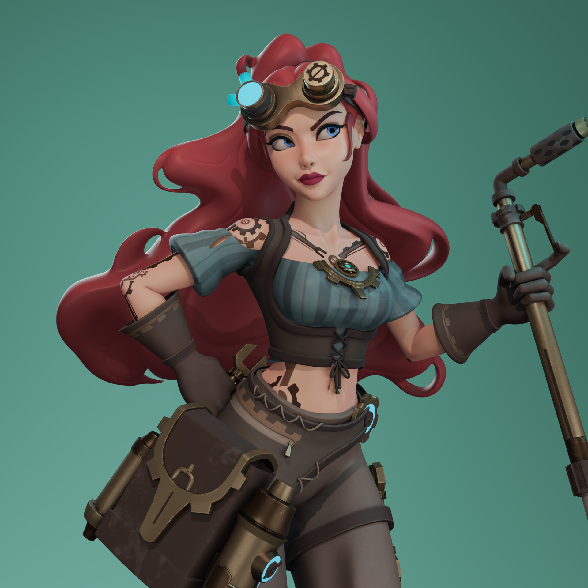 ArtStation - Steampunk Girl