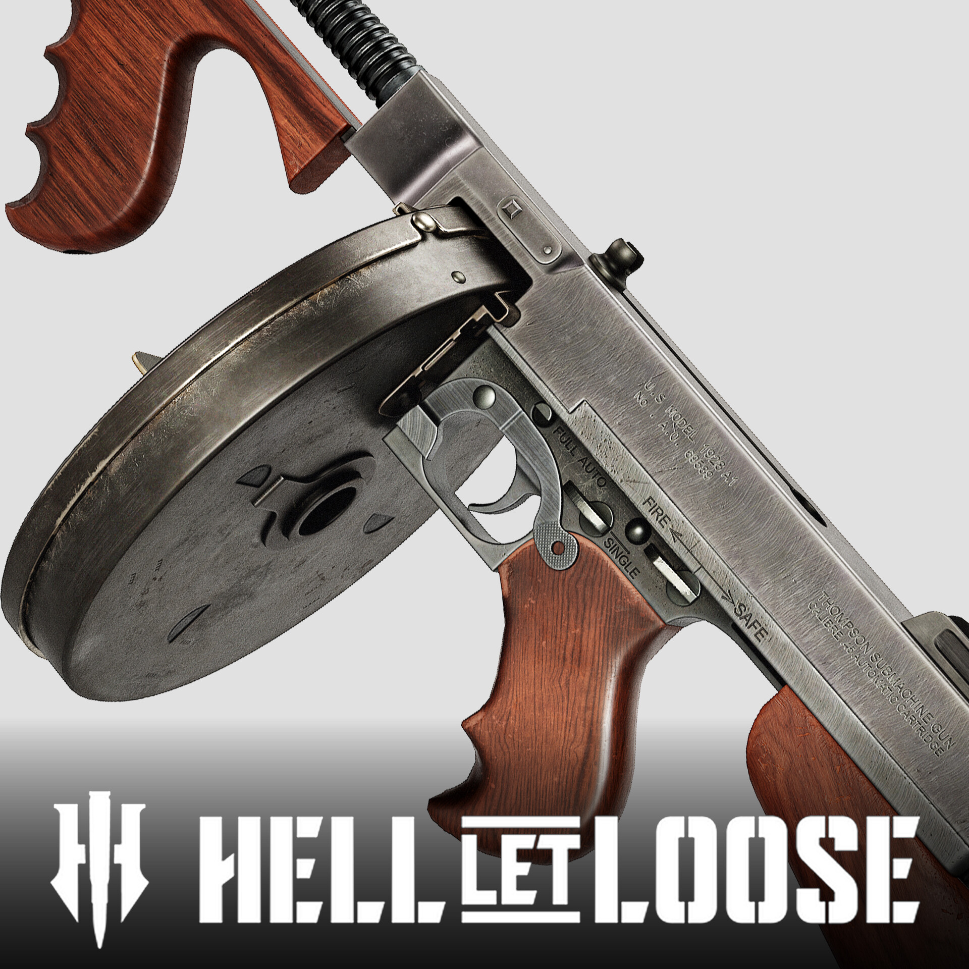 ArtStation - Hell Let Loose - Thomspson M1928A1