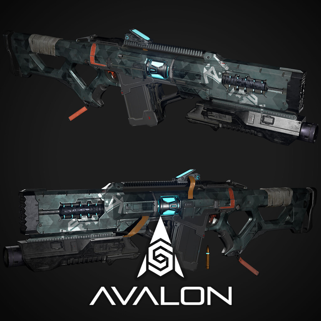 ArtStation - CYP_Assault Rifle