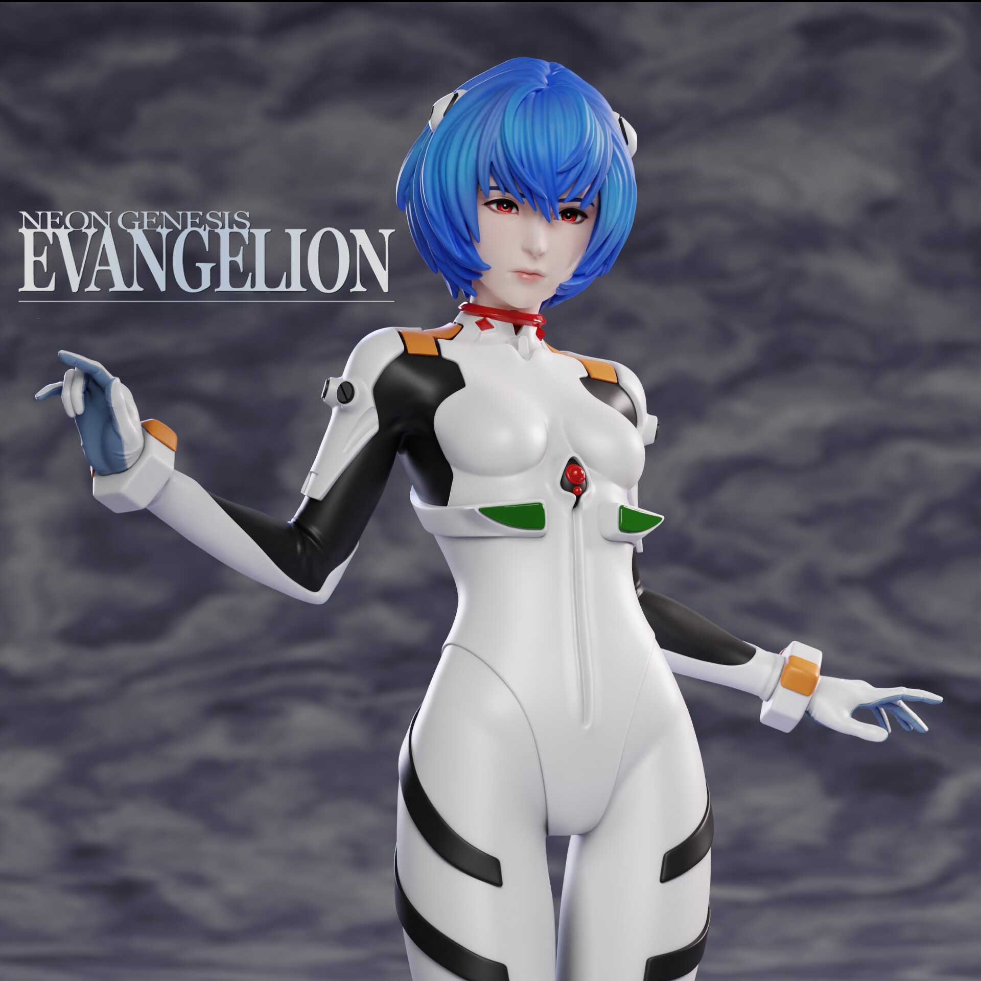 ArtStation - Rei Ayanami - Evangelion