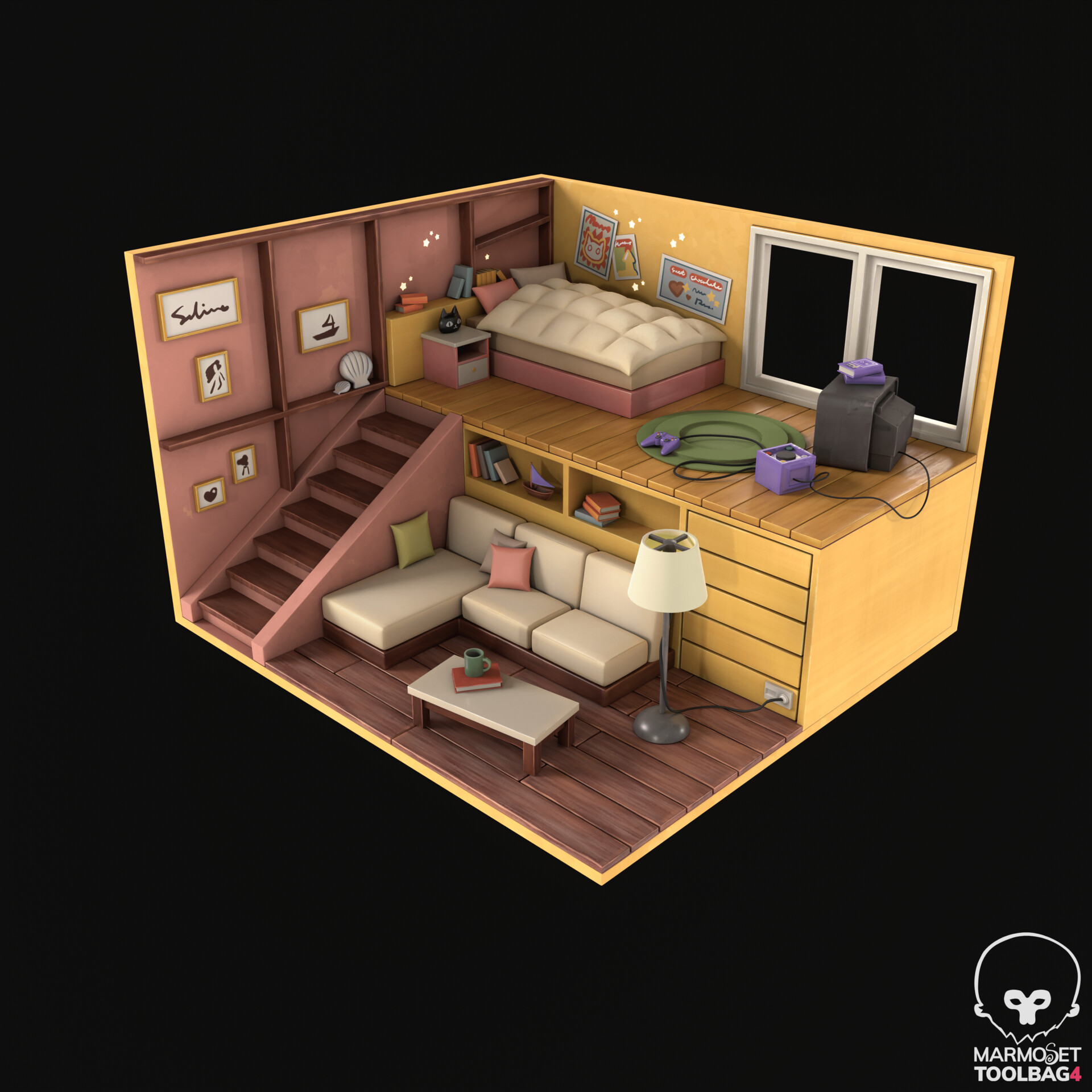 ArtStation - Stylized Interior Environment