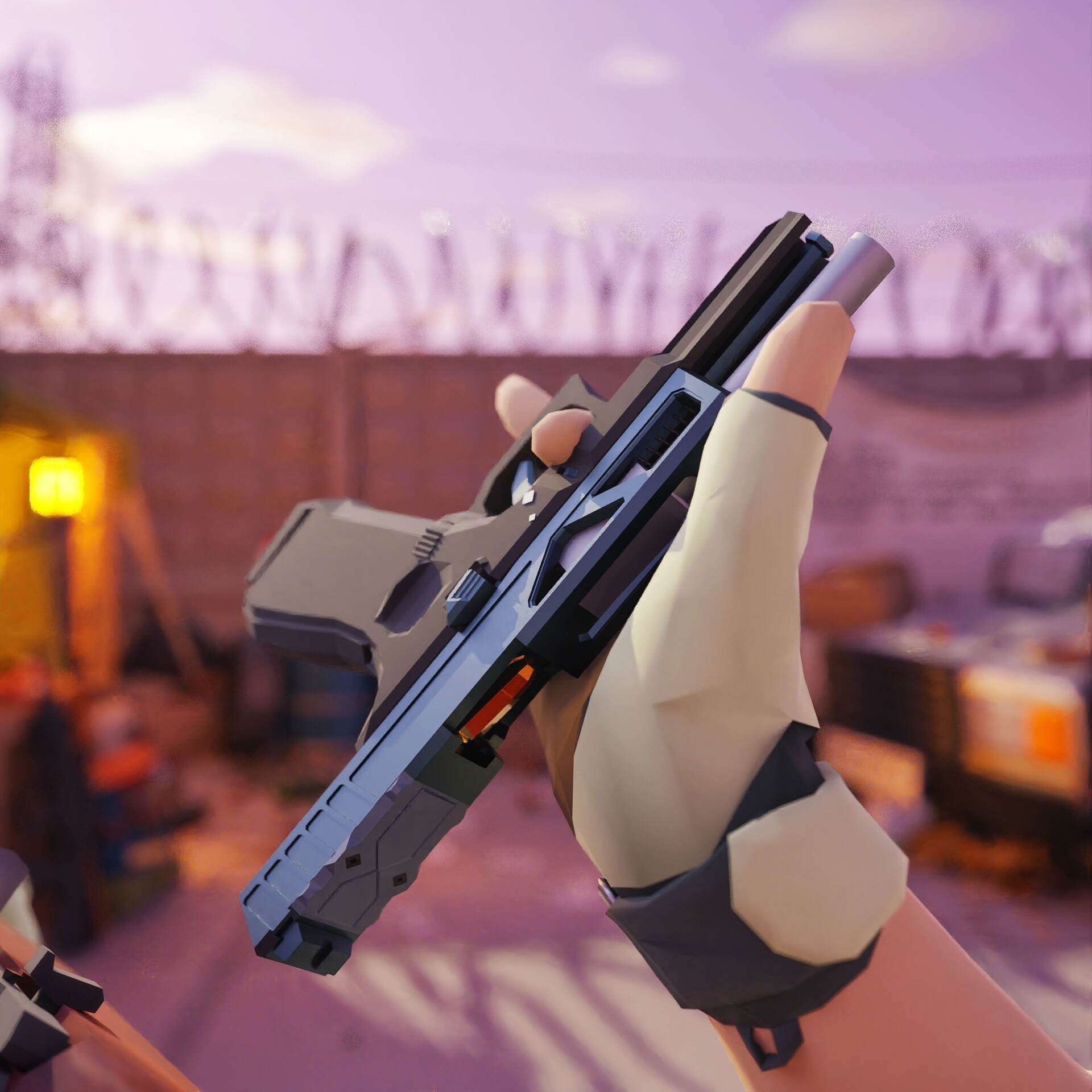 ArtStation - M14 + Glock 17 First Person Animation