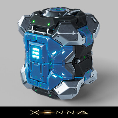ArtStation - Lootbox models for the game "Xenna"