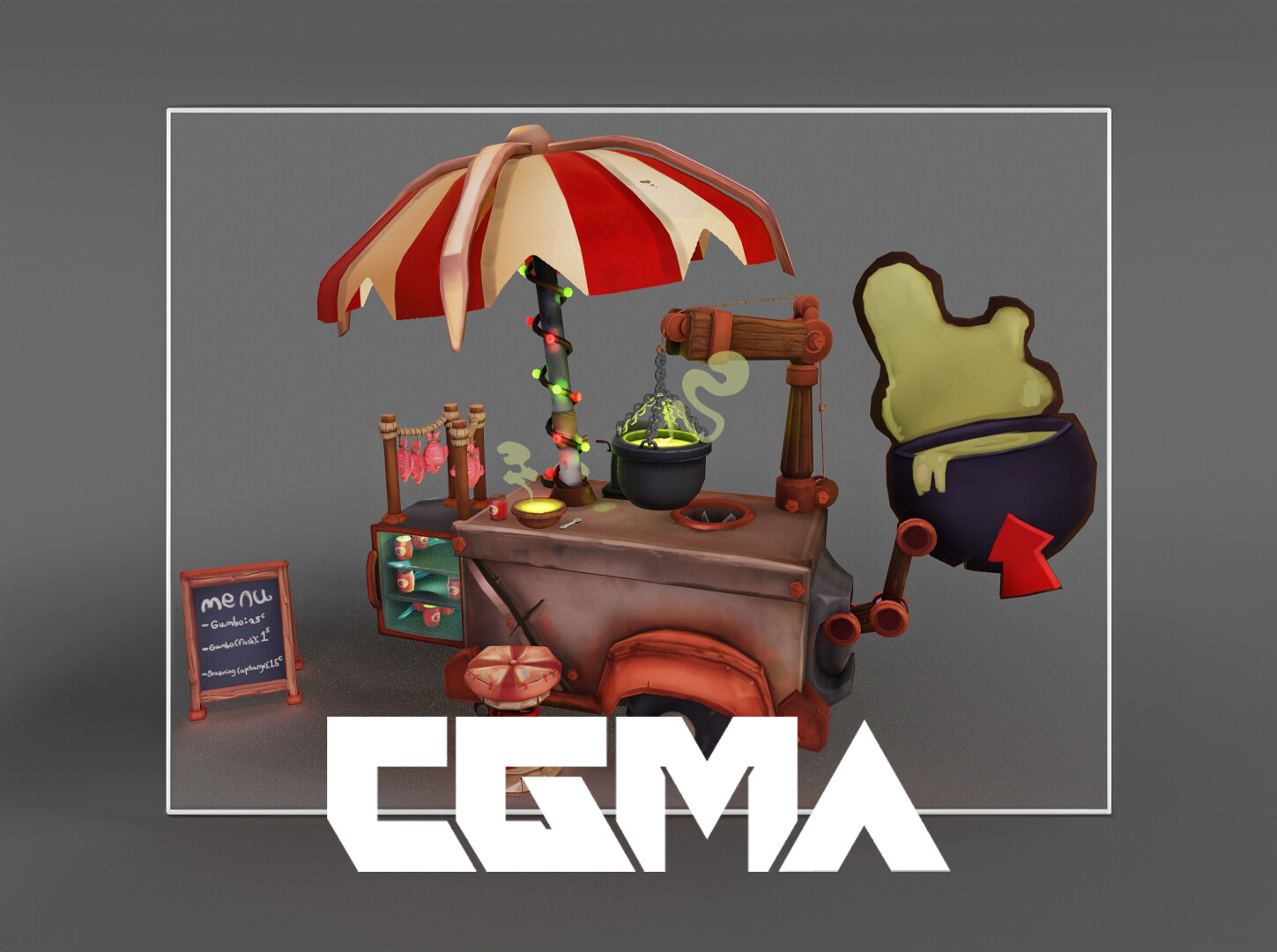 ArtStation - Goblin Gumbo Cart (Art Test)