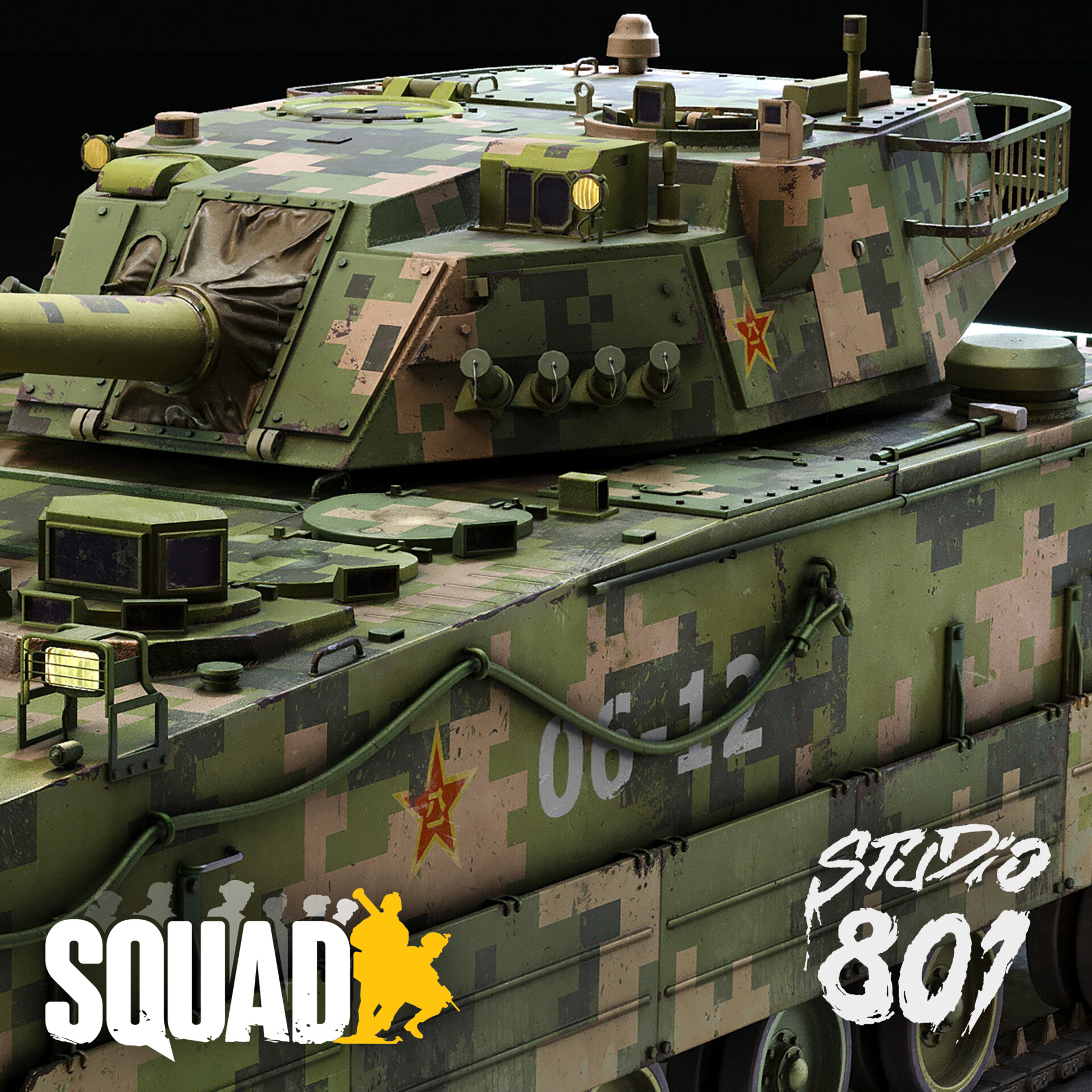 ArtStation - Tank ZBD_2000 | SQUAD