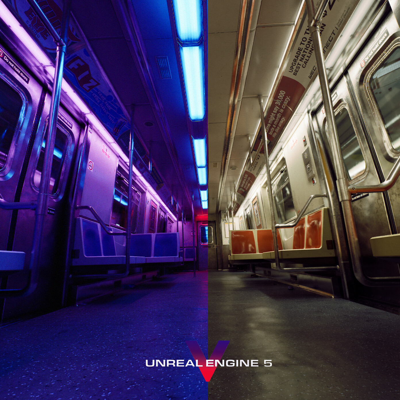 ArtStation - Subway Train Relight