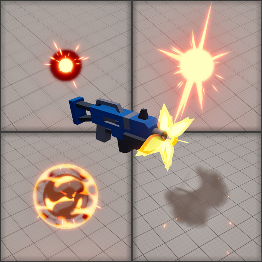 ArtStation - Stylized FPS Explosion