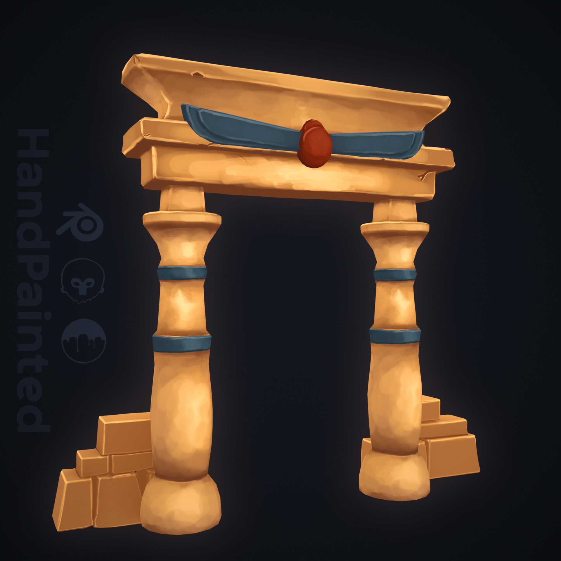 ArtStation - Stylized Desert Gate