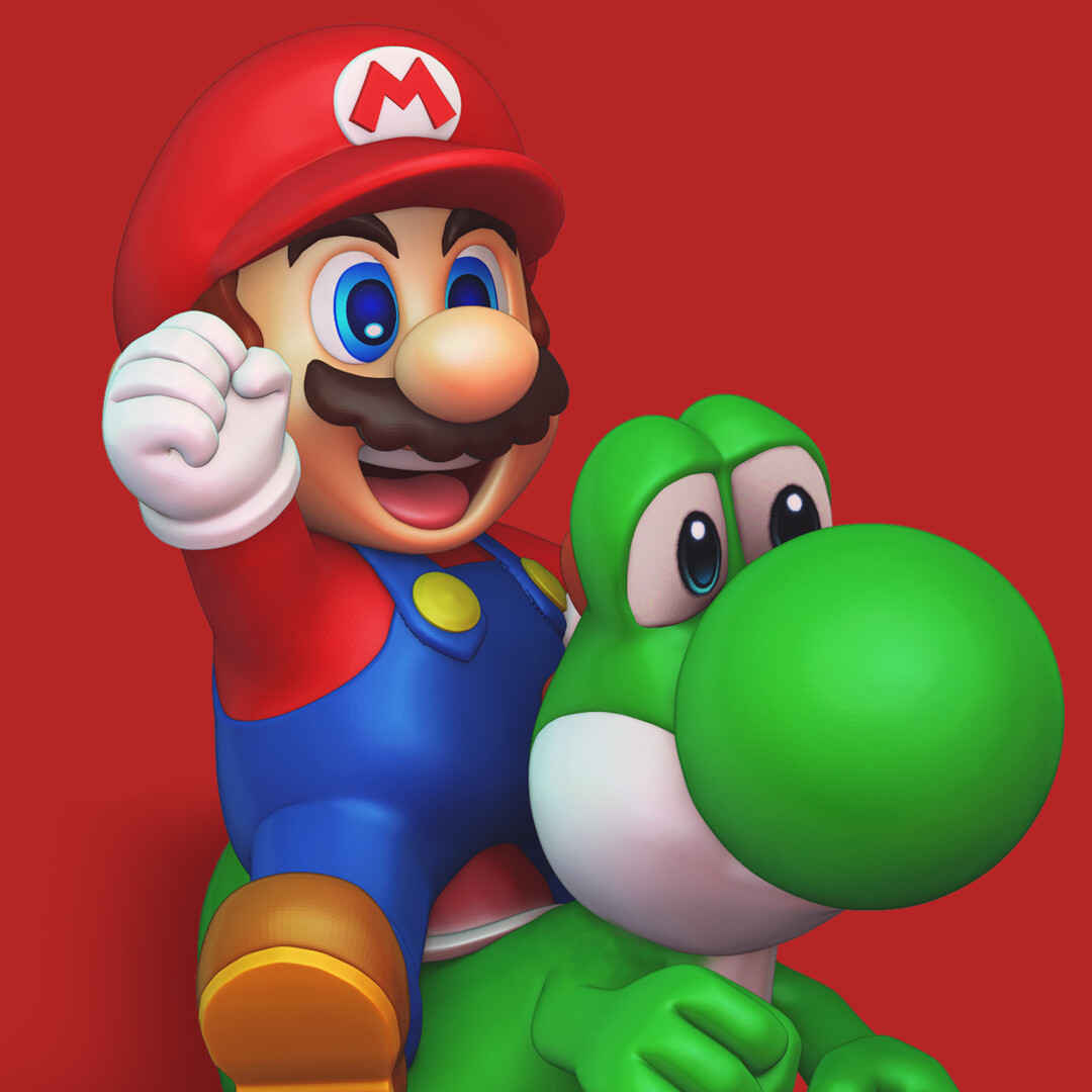 ArtStation - Mario & Yoshi Fan Art
