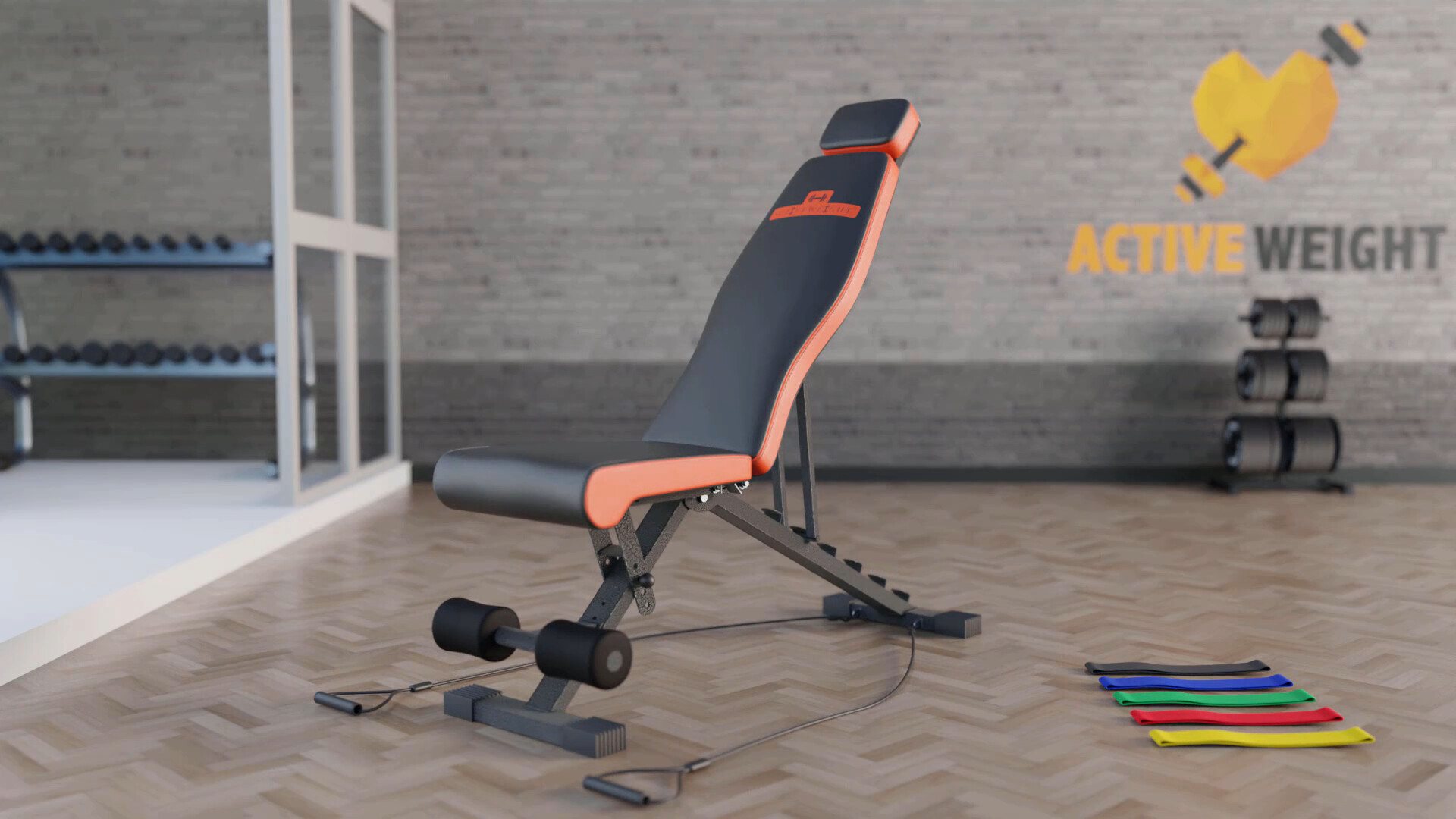 ArtStation - Active weight work bench visualization