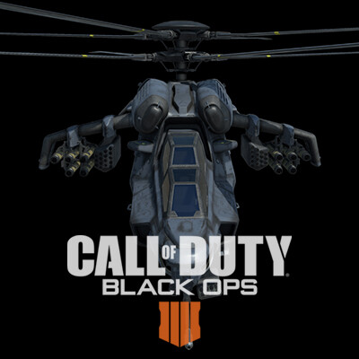 ArtStation - Black Ops 4: Attack Helicopter