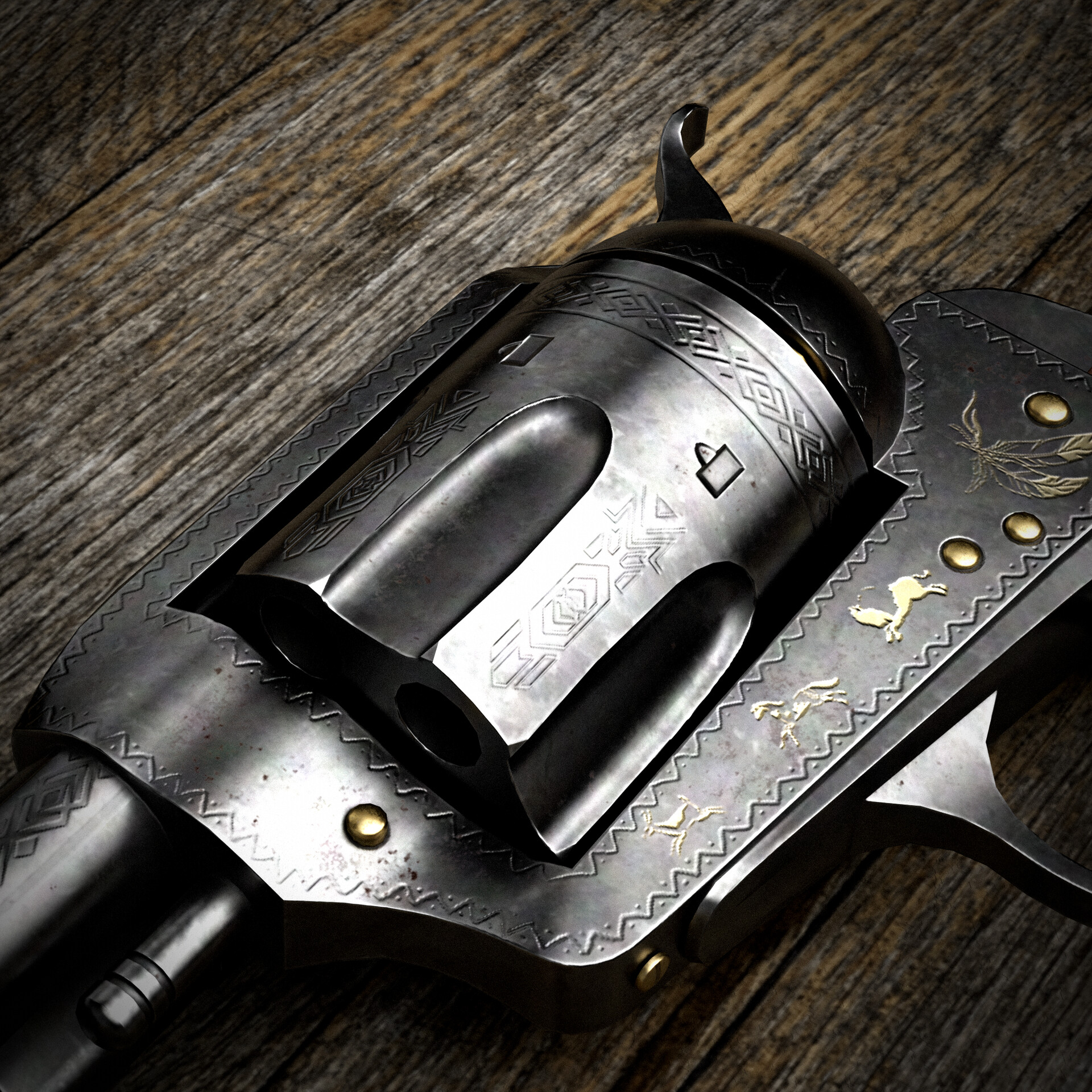ArtStation - Single Action Revolver