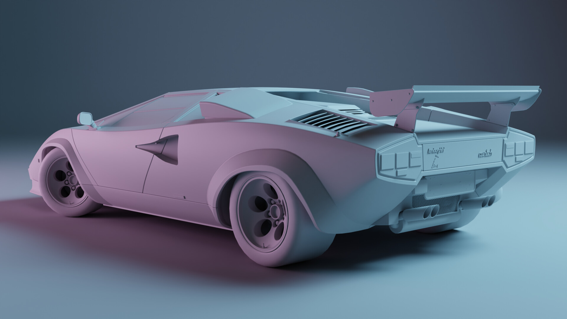 ArtStation - Lamborghini Countach