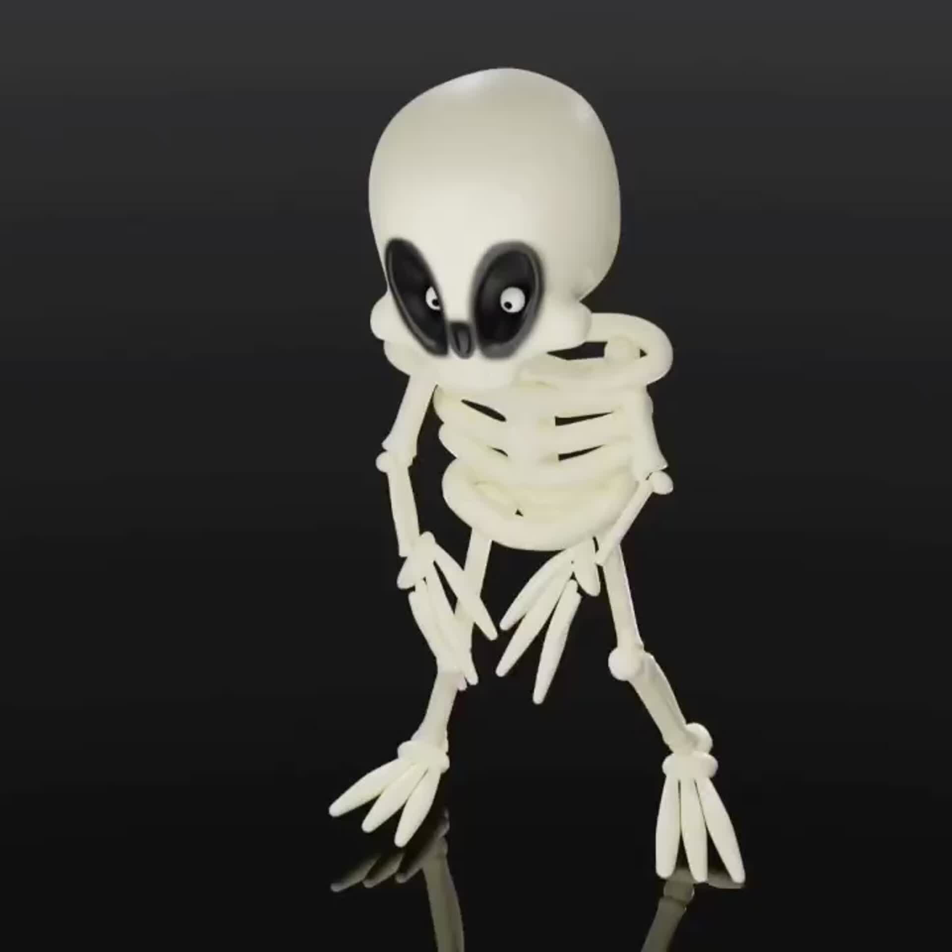 ArtStation - Skeleton enemy for game dev