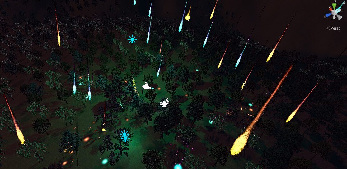 ArtStation - Meteor shower