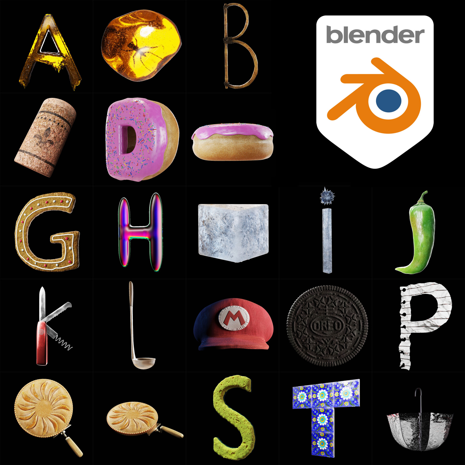 ArtStation - Material ABCs: A Daily Texture Challenge