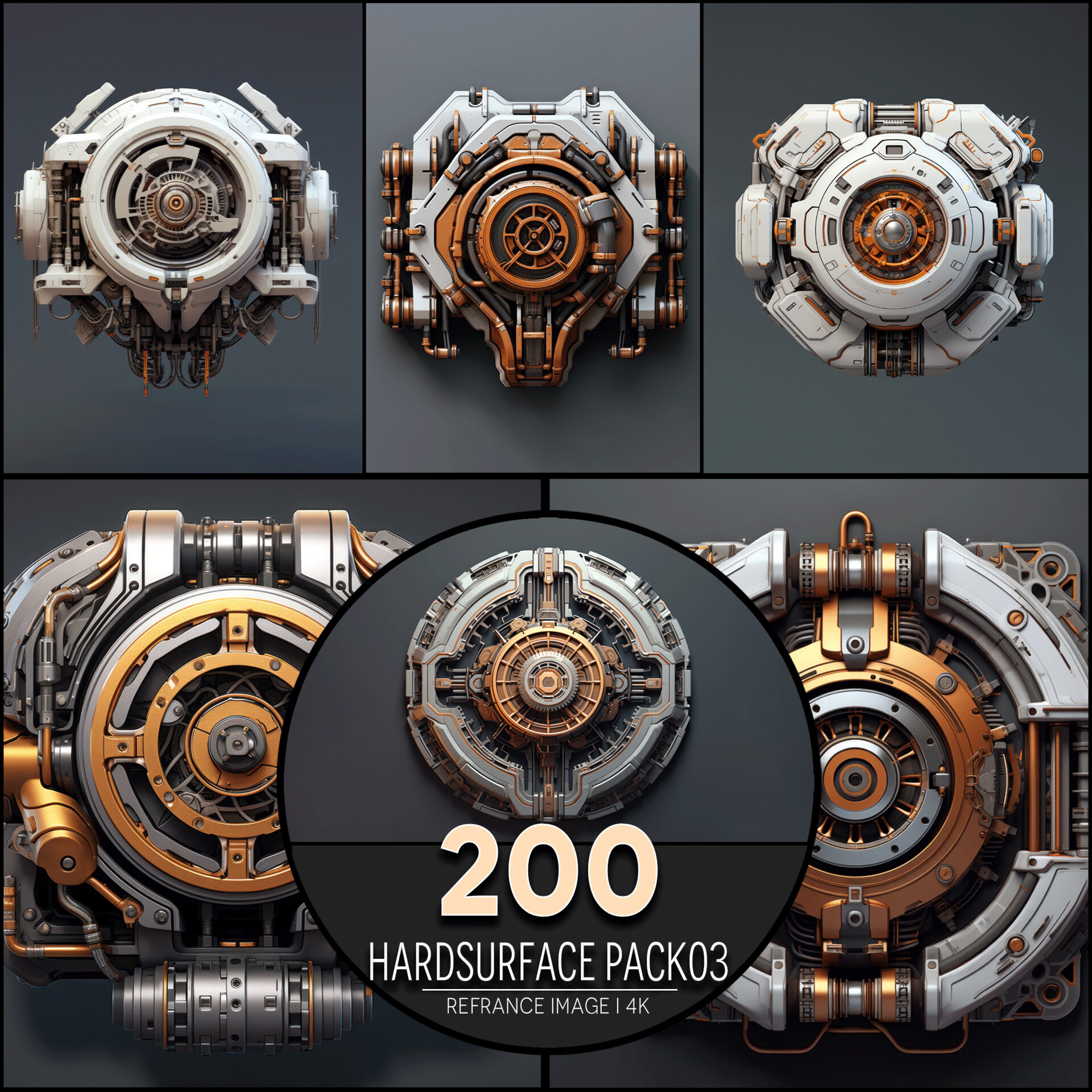 ArtStation - Hardsurface Pack 03 4K Reference/Concept Images
