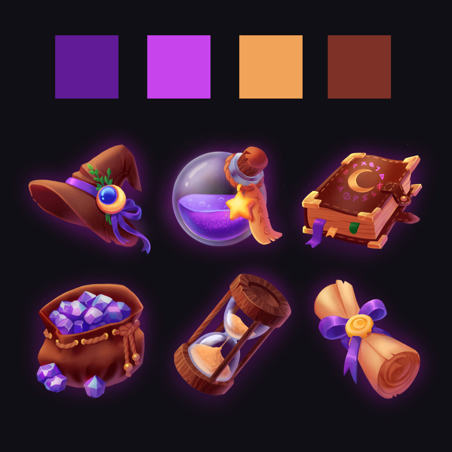 ArtStation - Magical icons set