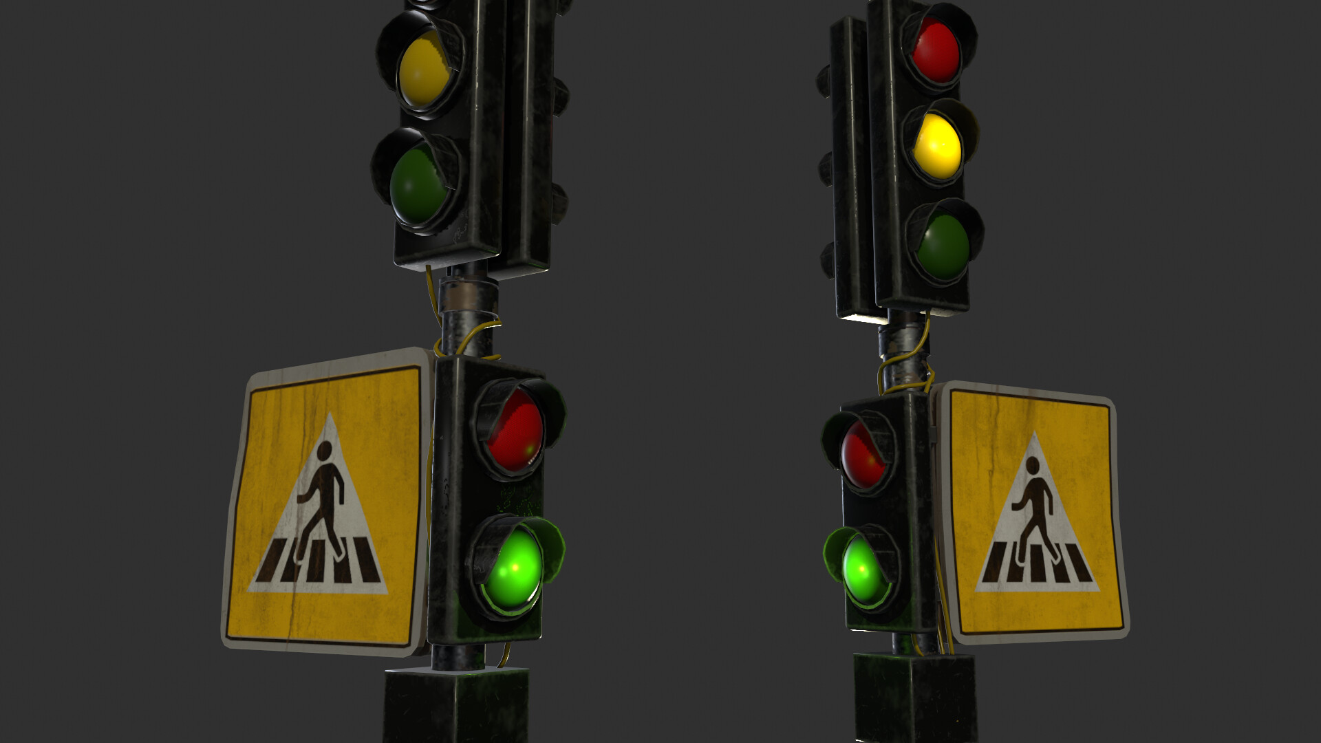 ArtStation - traffic light