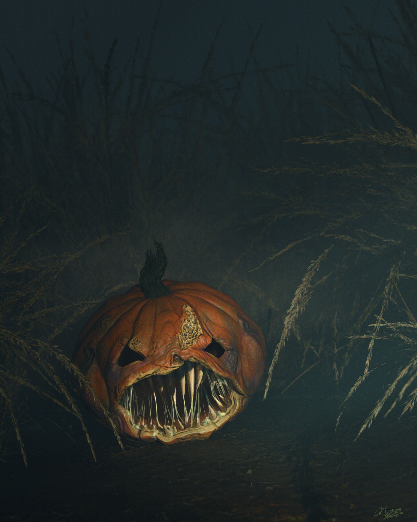 ArtStation - Possessed Pumpkin