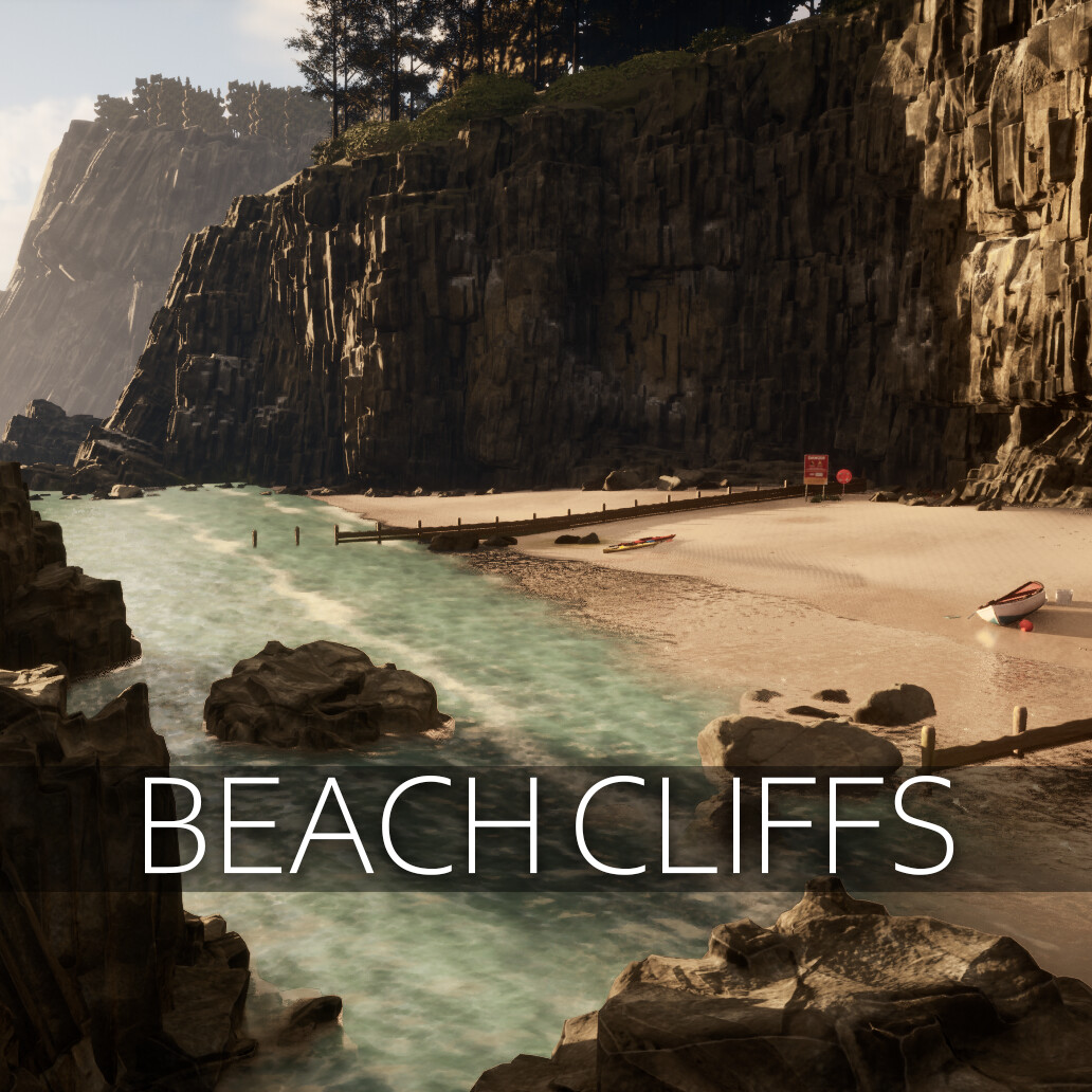 ArtStation - Beach Cliffs