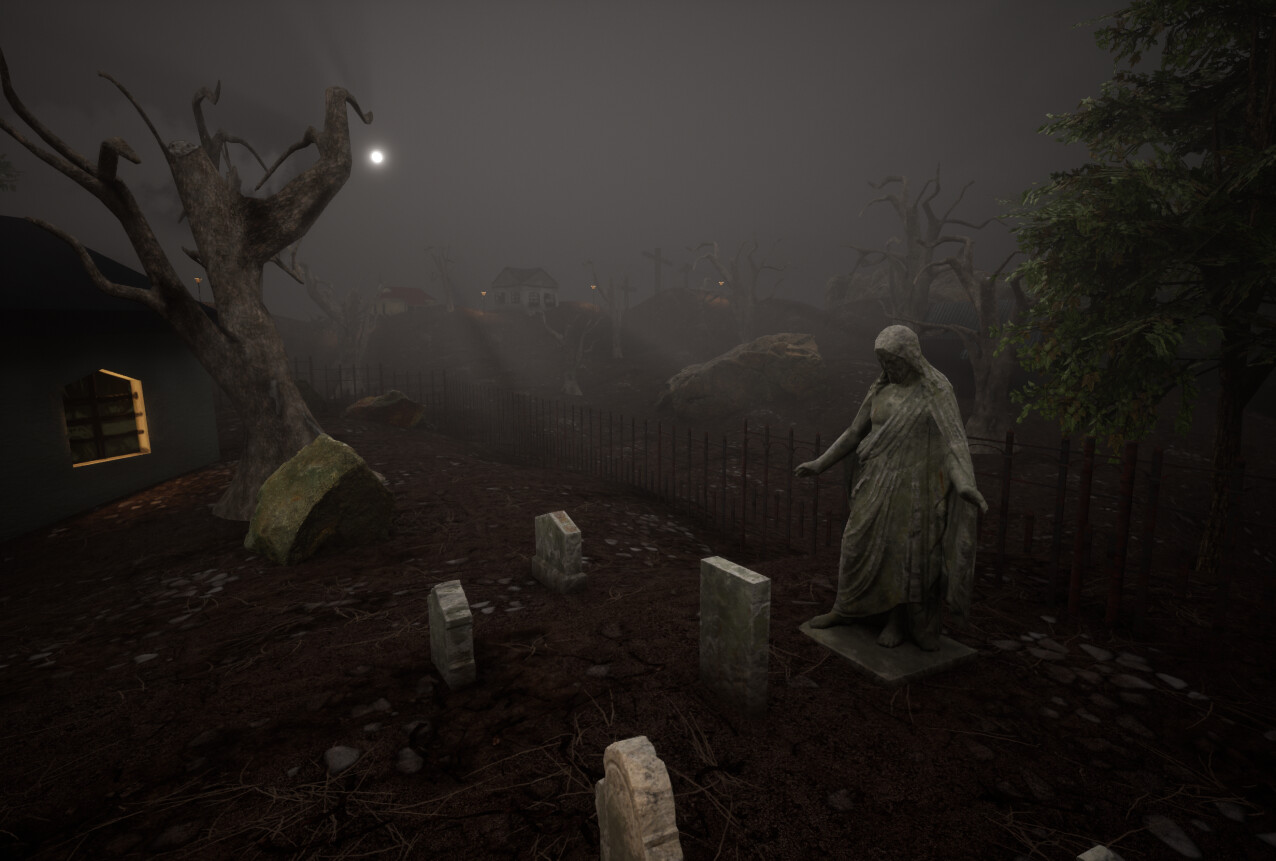 ArtStation - Desolate Land's Abandoned Graveyard