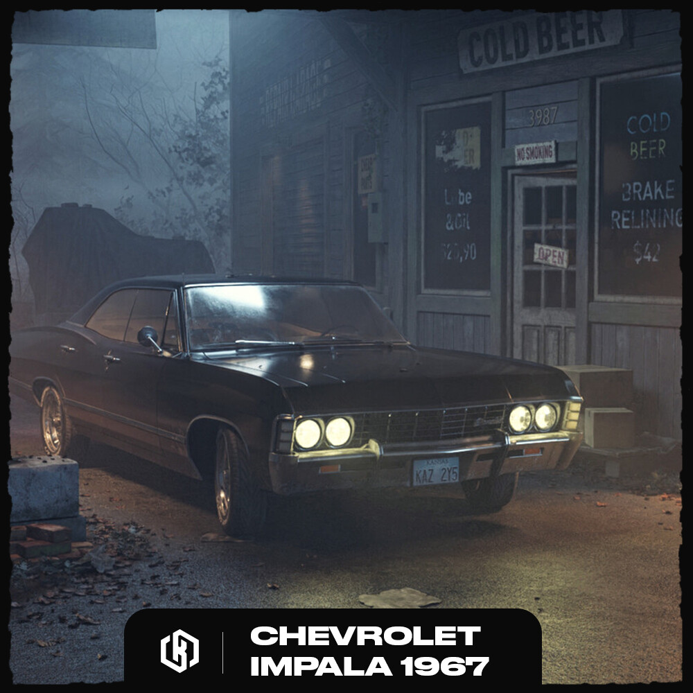 ArtStation - Chevrolet Impala 1967