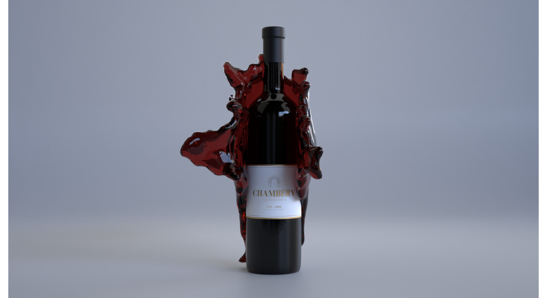 ArtStation - Wine Bottle