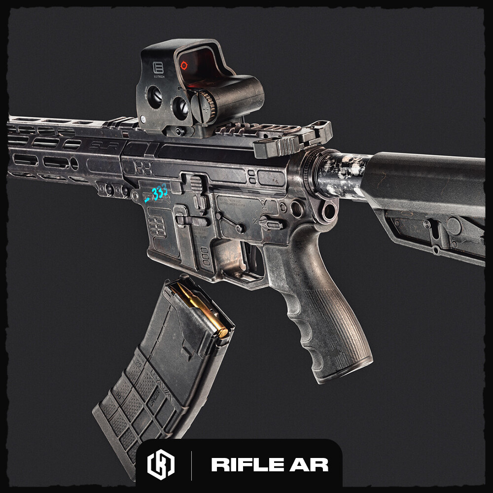 ArtStation - Rifle Ar