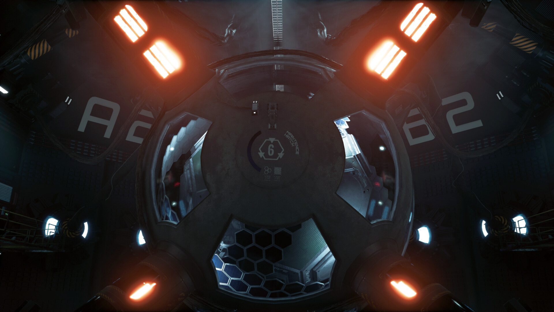 ArtStation - Starship Core - Atrium Malum. WIP