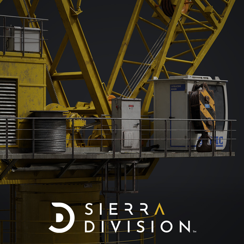 ArtStation - Industrial Oil Rig- Crane Asset Pack
