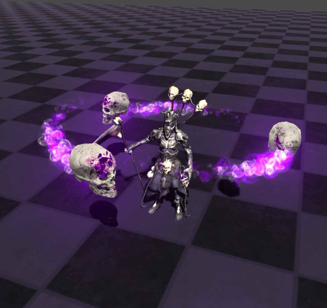 ArtStation - Skull Spell VFX