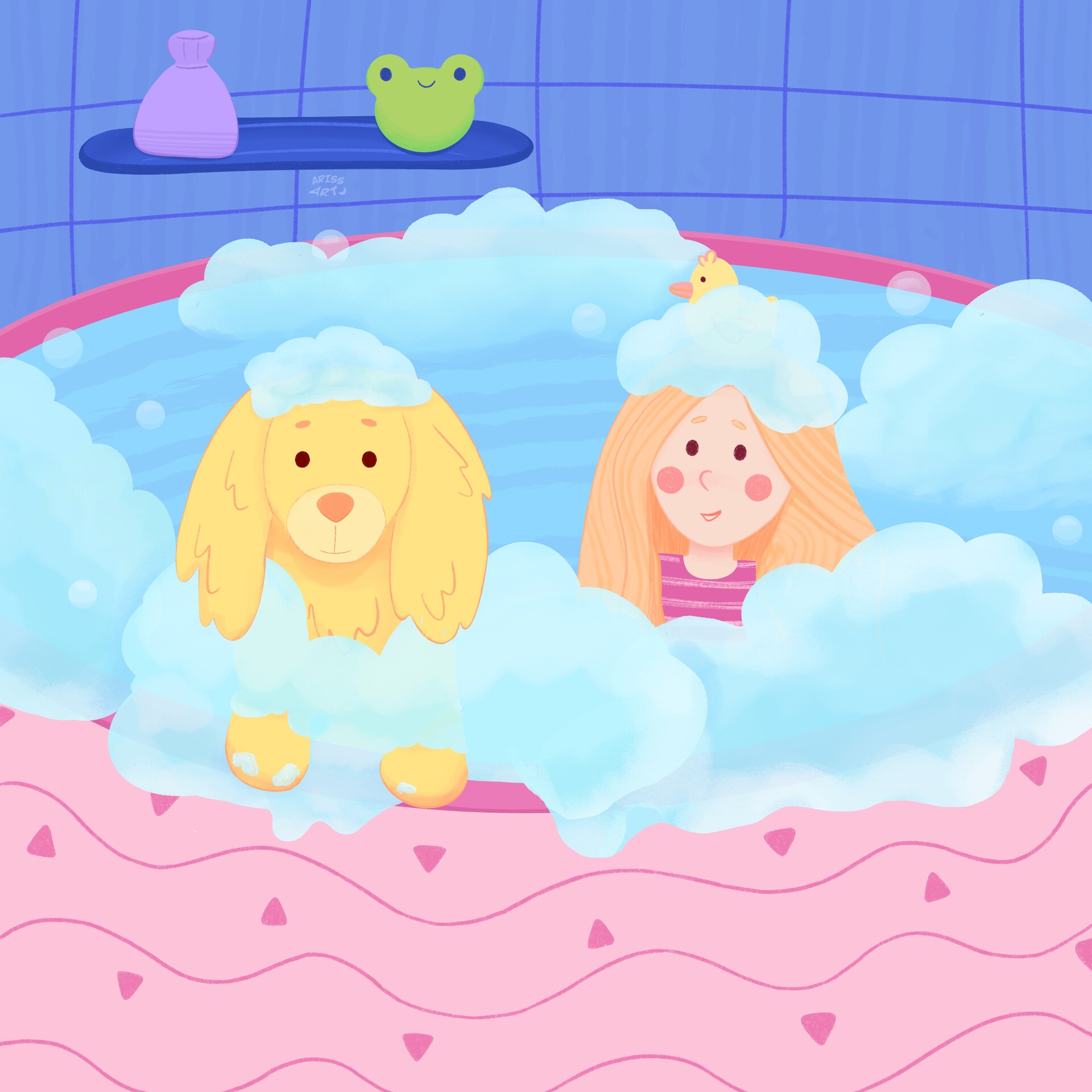 ArtStation - Bath Day