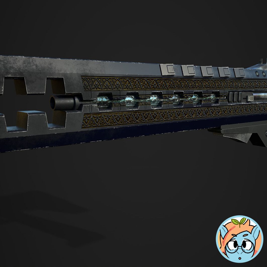 ArtStation - Futuristic Shotgun