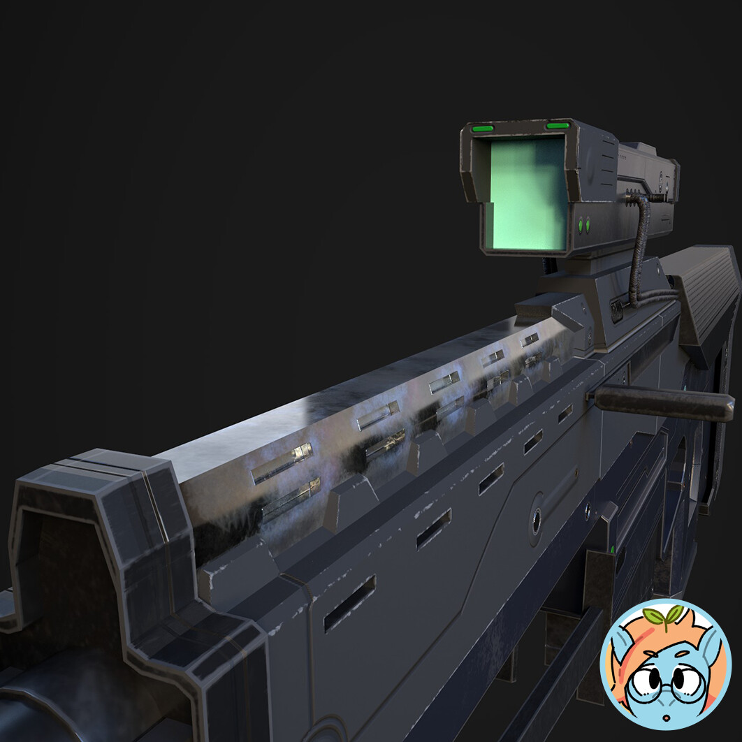 ArtStation - 3D Sniper Rifle
