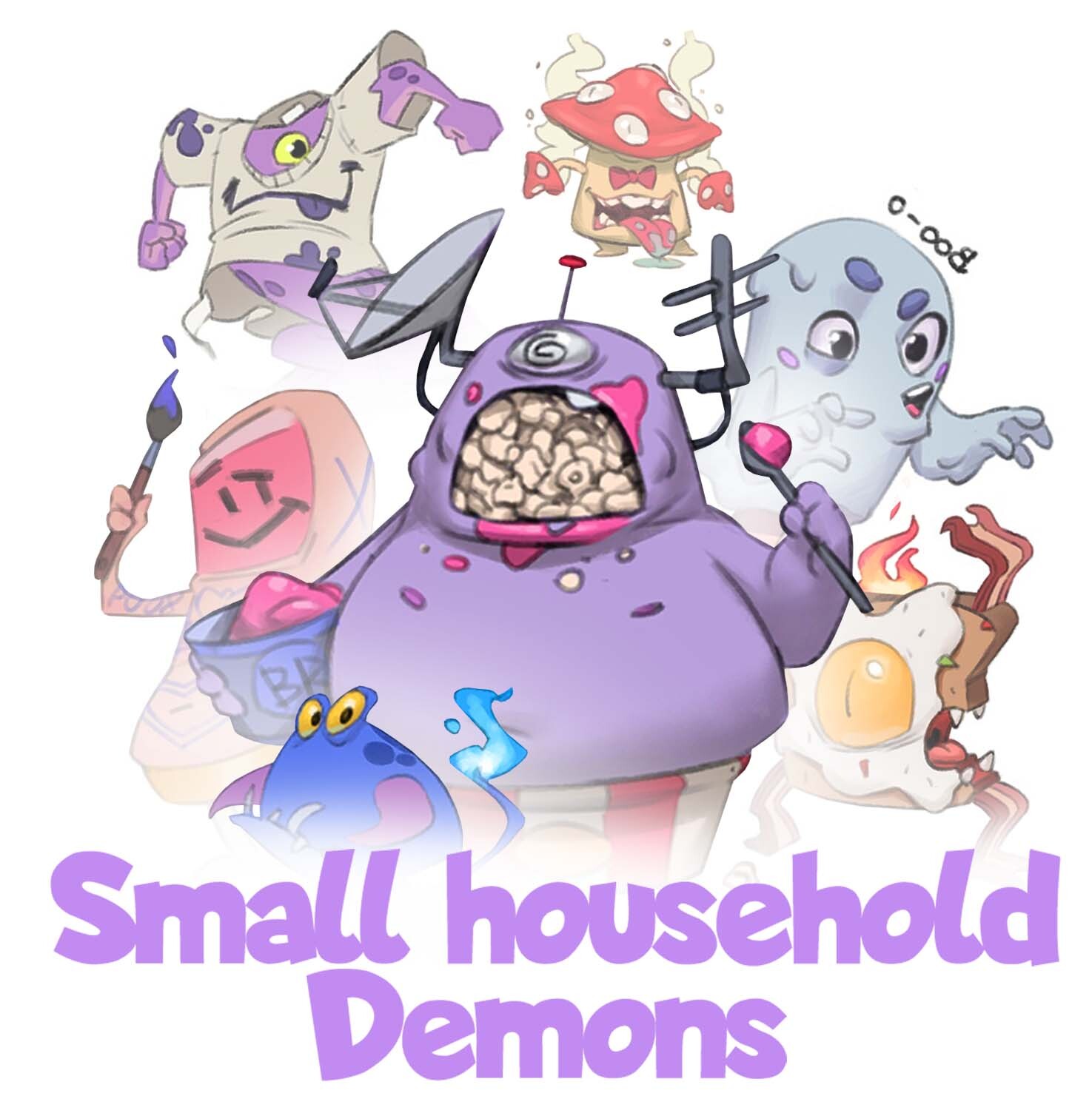 ArtStation - A batch of small demons of everyday sins