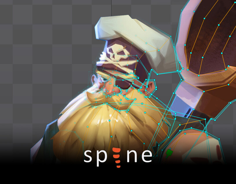 ArtStation - Spine 2D Character Animation Pirate Idle/Walk