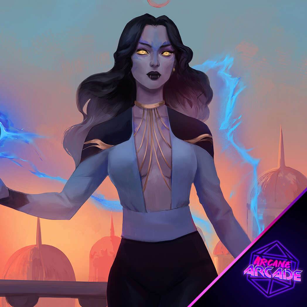 ArtStation - Stella - Strixhaven (Arcane Arcade Actual Play)