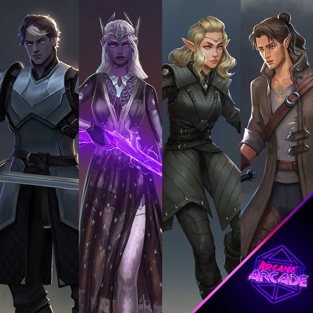 ArtStation - Cast Character Art - Evenfall (Arcane Arcade)