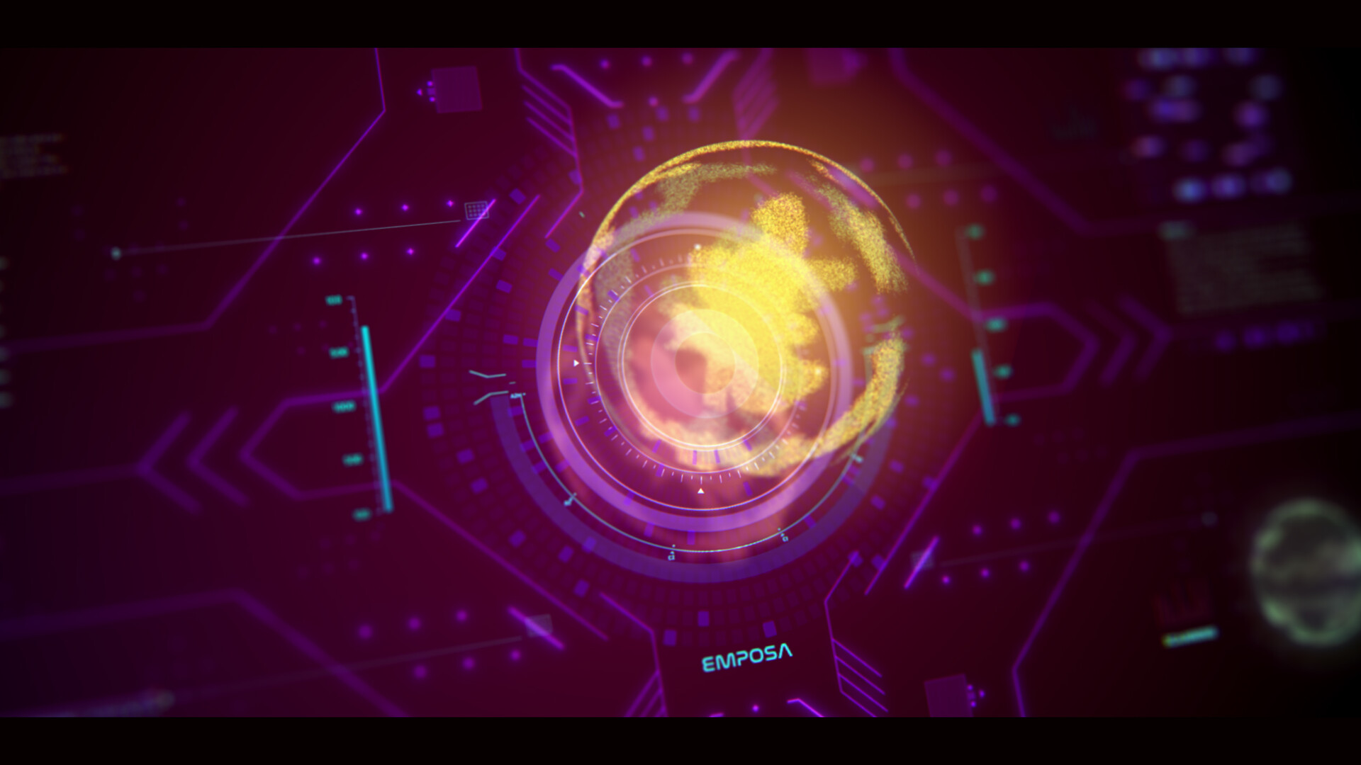 ArtStation - Retrofuturistic Sci-Fi Starship Interface - UI