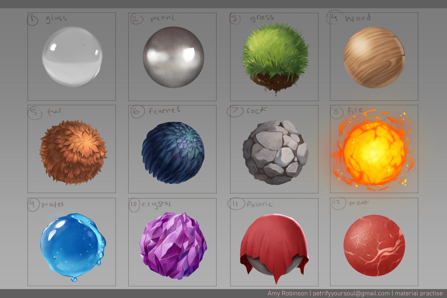 ArtStation - Materials Practise