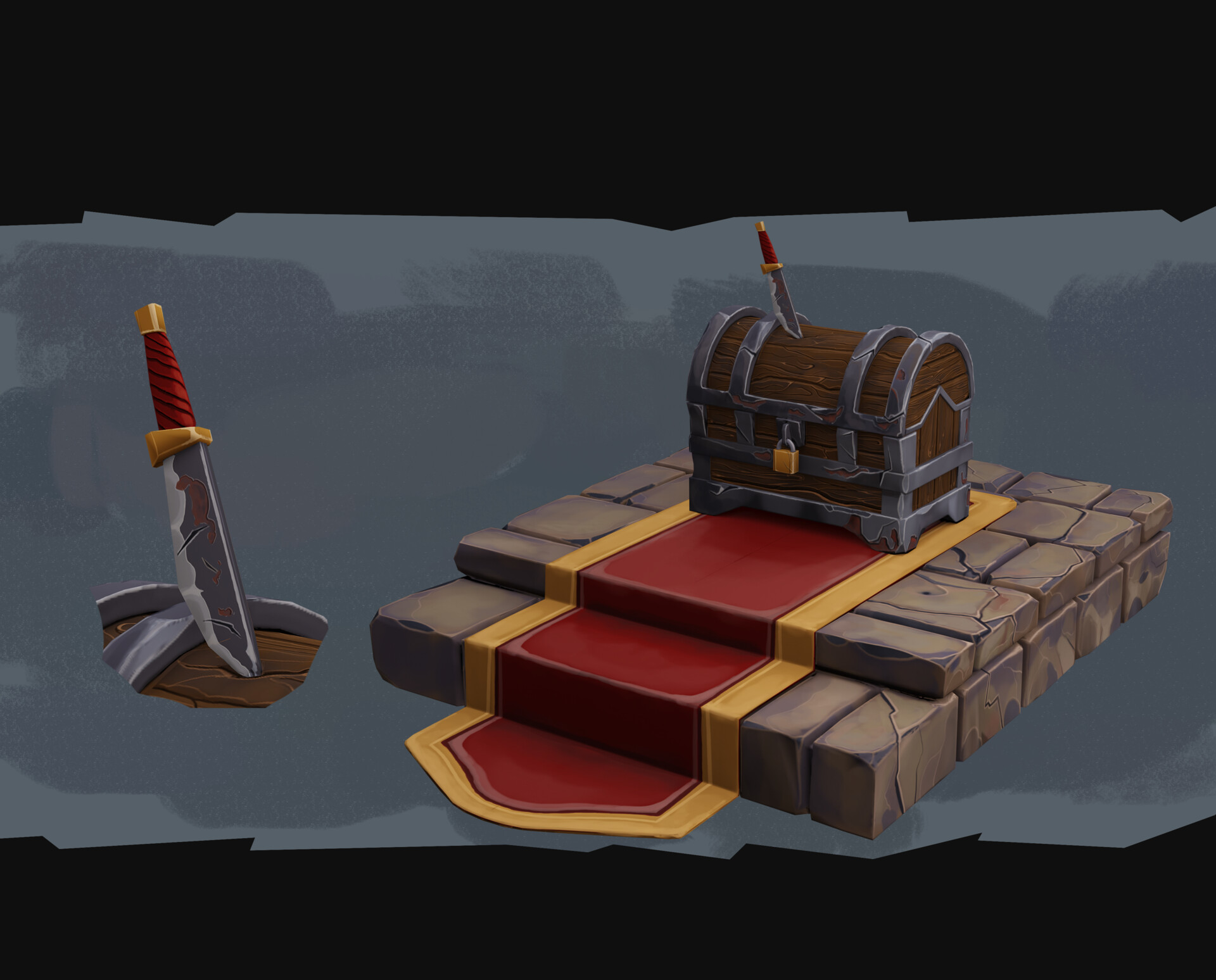 ArtStation - Chest Hand paint