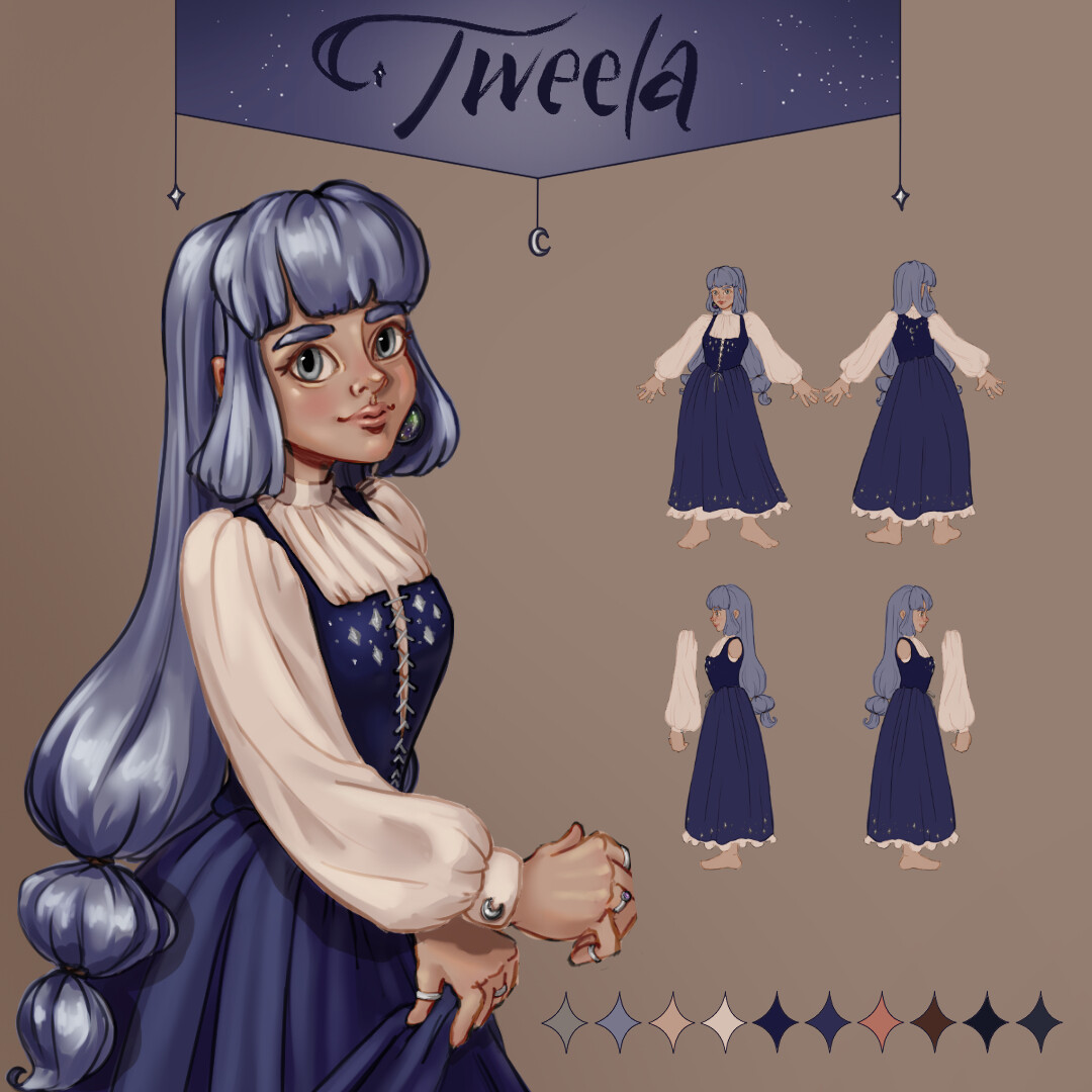 ArtStation - Tweela - The Witch of the North Forest