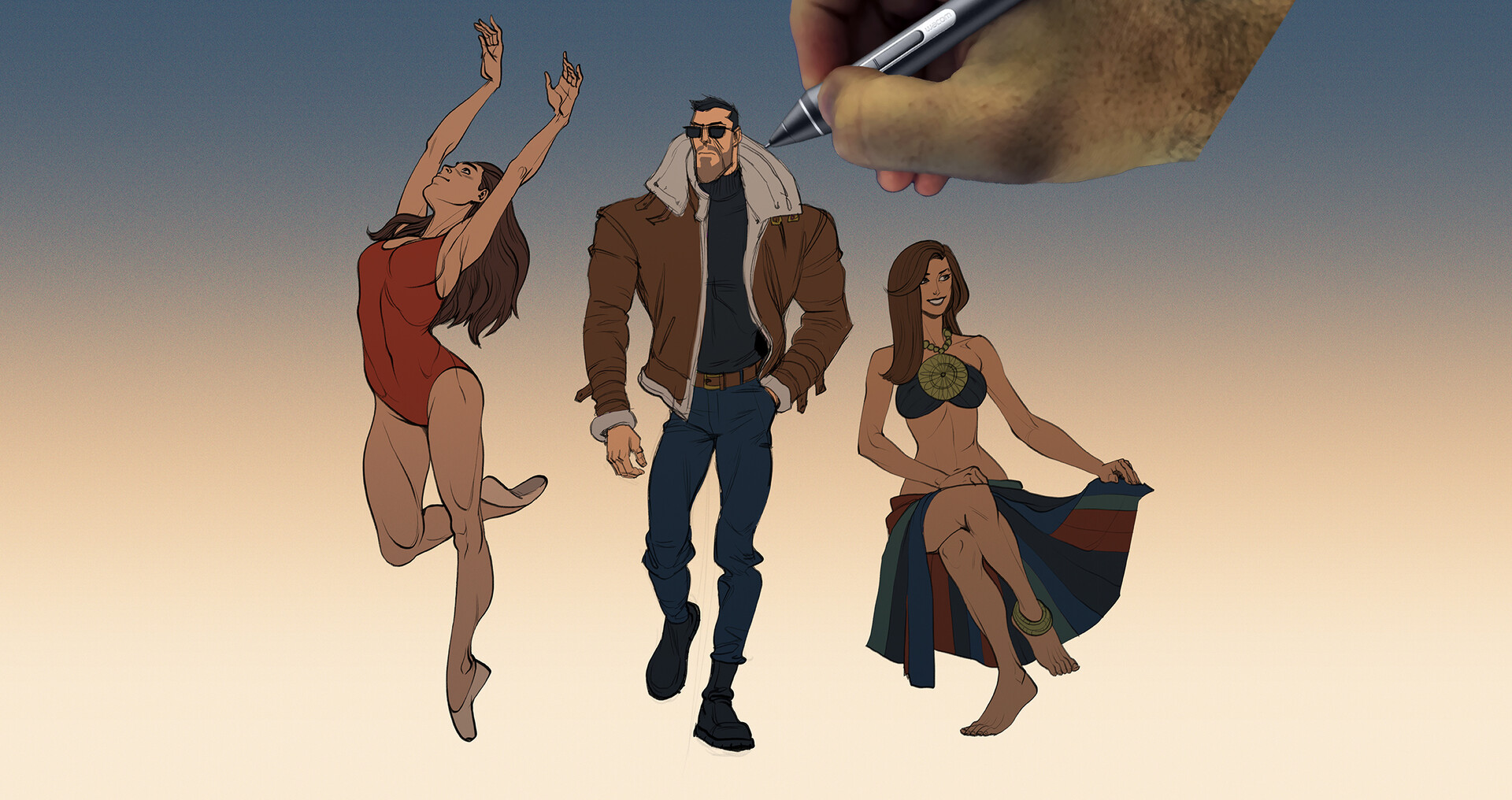 ArtStation - Assorted figure reference