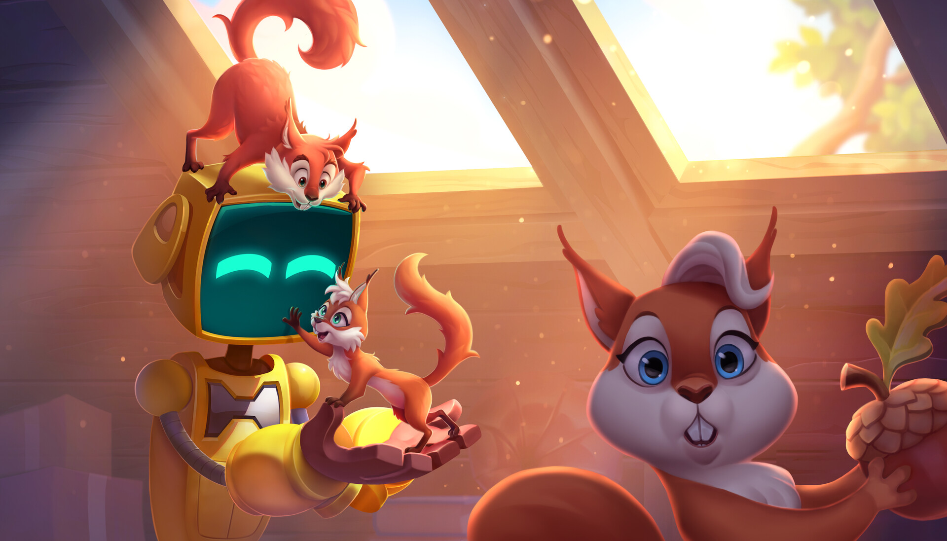 Astrel - Characters design for mobile game "Family Hero"