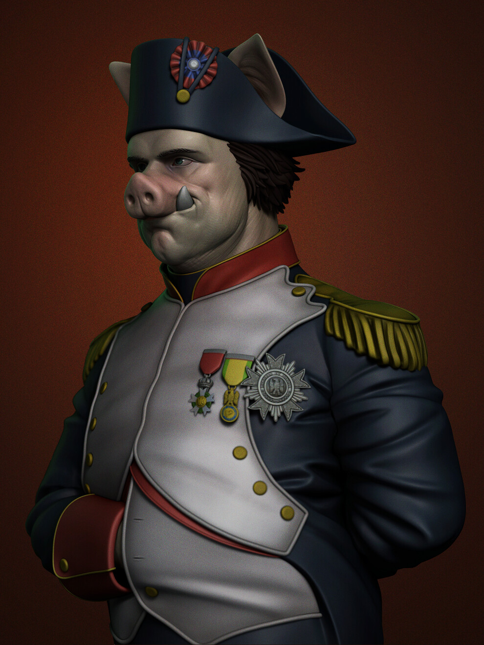 ArtStation - Napoleon - Animal Farm
