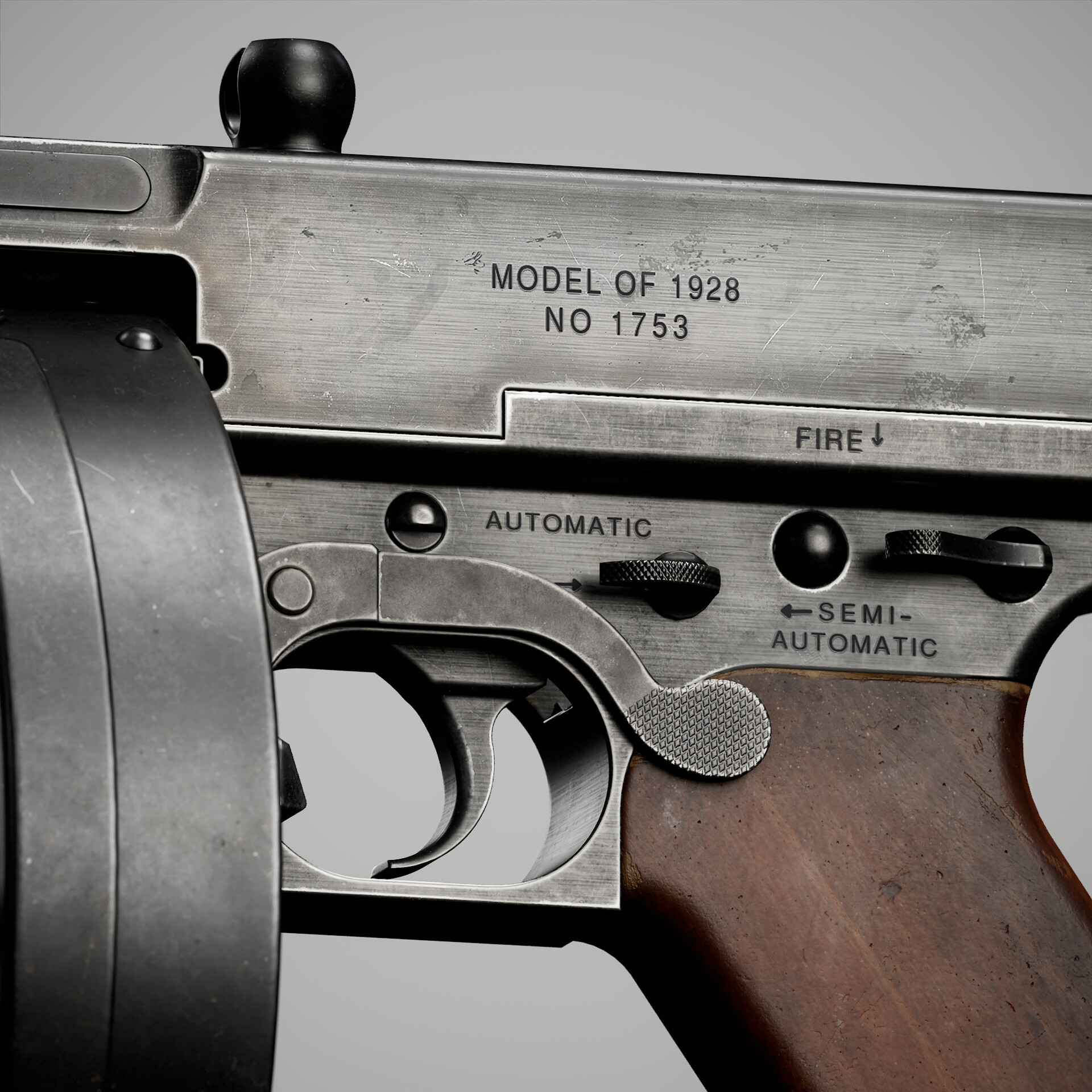 ArtStation - Thompson 1928 "Tommy Gun"